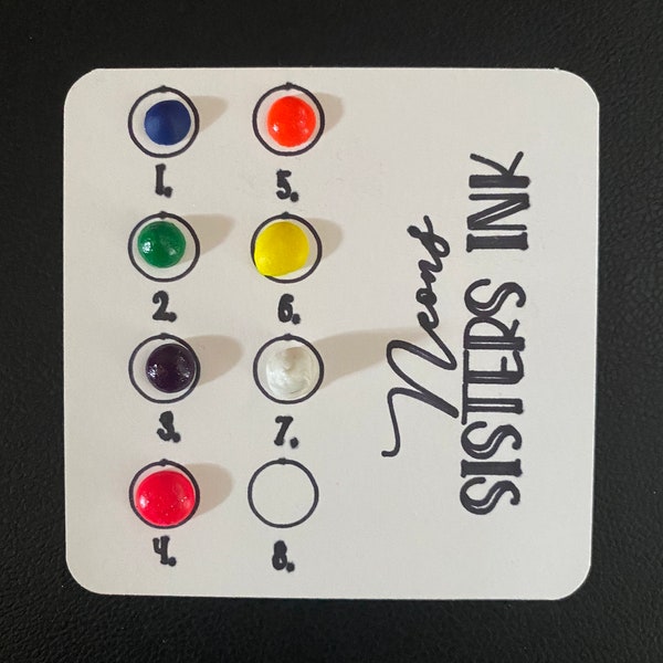 Sample Dot Card - Etsy
