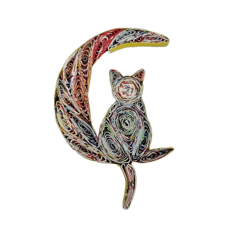 Paper Quilling Cat - Etsy