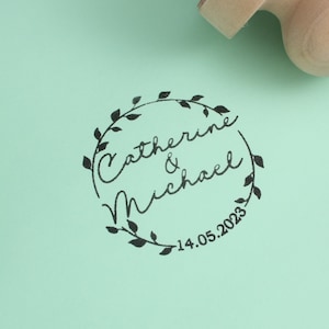 Custom Wedding Ink Stamp style 2/personalised Ink Stamp - Etsy