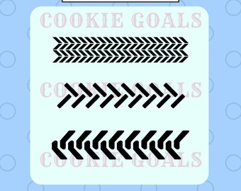 Tire Track Stencil - Etsy