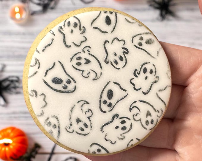 Blood Cookie Stencil/mylar Stencil/reusable Stencil/background Stencil/halloween Stencil/cookie ...