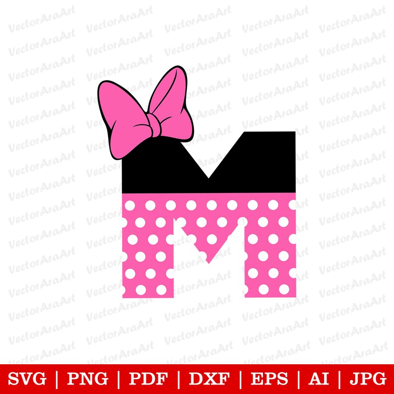 Alphabet Letters A-Z Svg Birthday Svg Letters Minnie Minnie | Etsy Canada