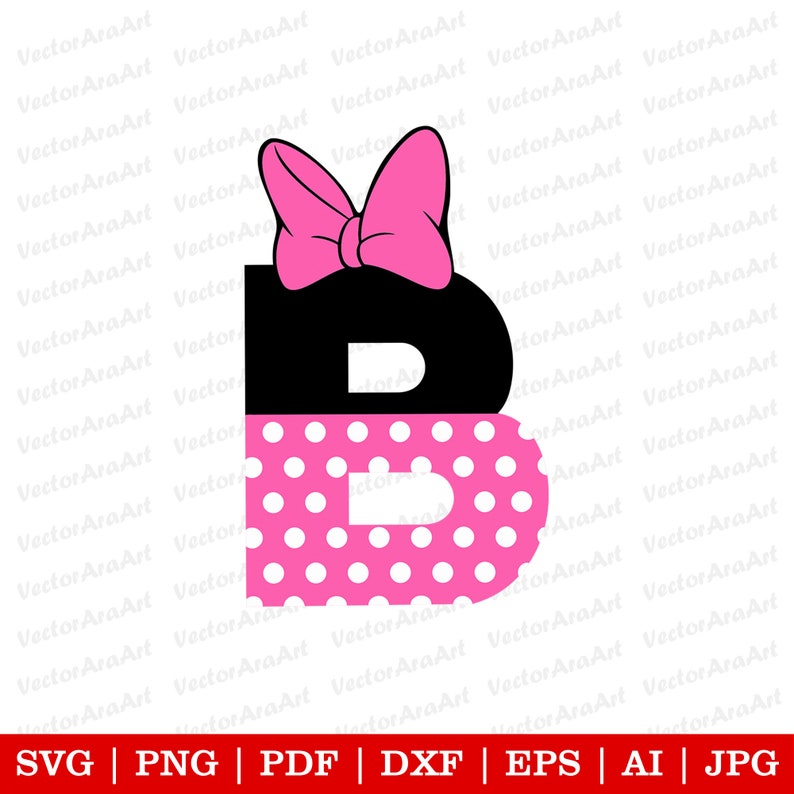 Alphabet Letters A-Z Svg Birthday Svg Letters Minnie Minnie | Etsy Canada