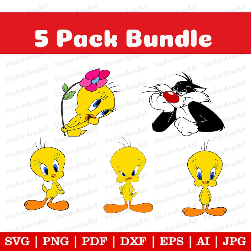 Tweety Bird Svg - Etsy