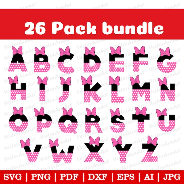 Minnie Bow Svg - Etsy