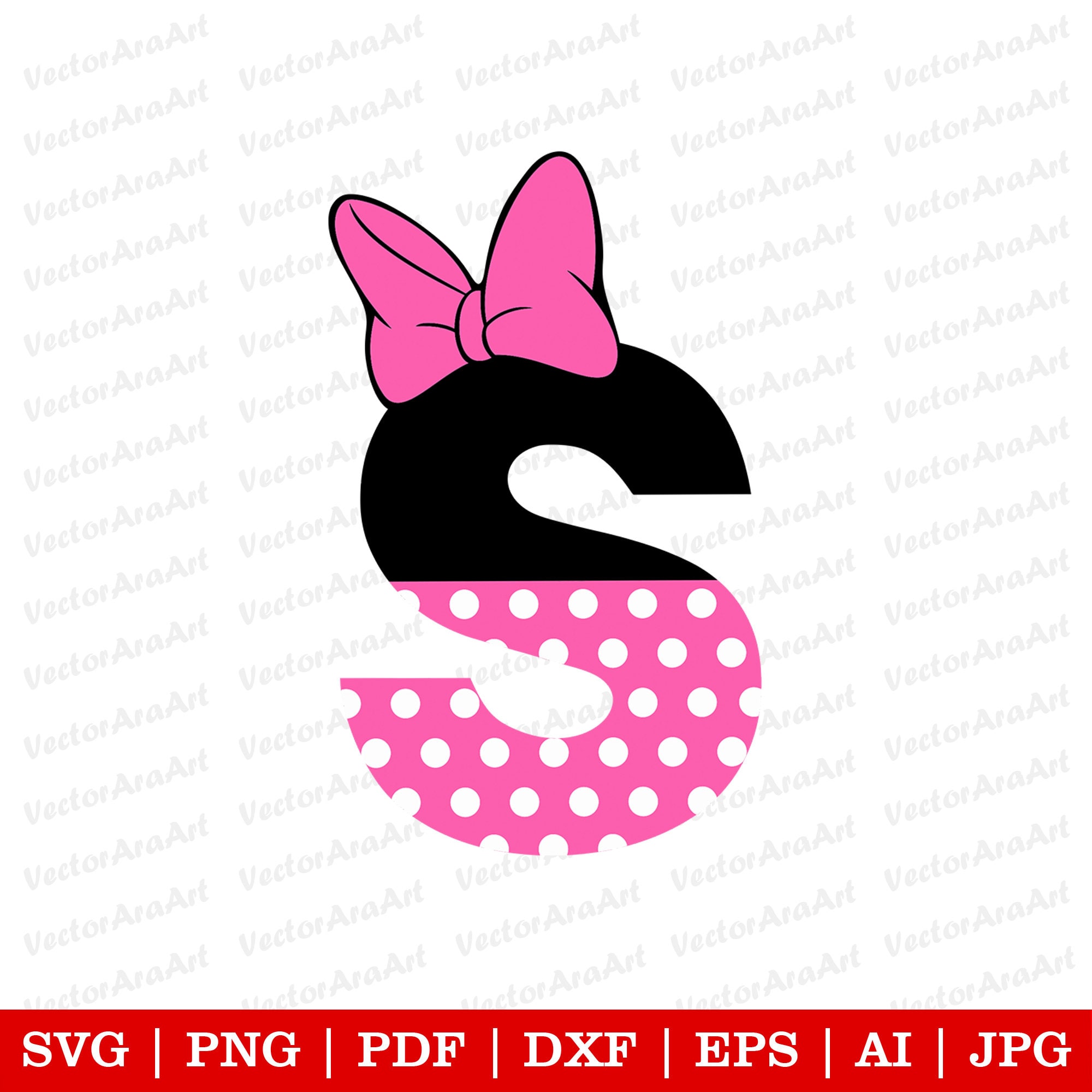 Alphabet Letters A-Z Svg Birthday Svg Letters Minnie Minnie | Etsy Canada