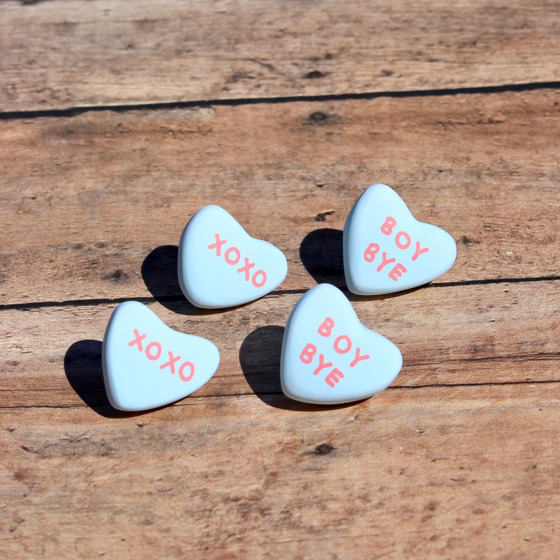 Handmade Clay Pin Candy Heart Pin | Etsy