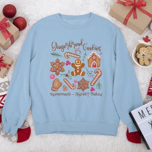 Gingerbread Sweatshirt Gingerbread Sweater Christmas - Etsy