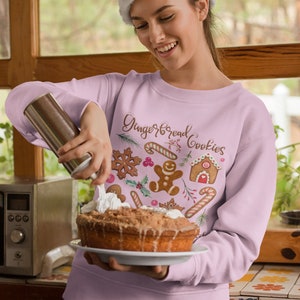 Gingerbread Sweatshirt Gingerbread Sweater Christmas - Etsy