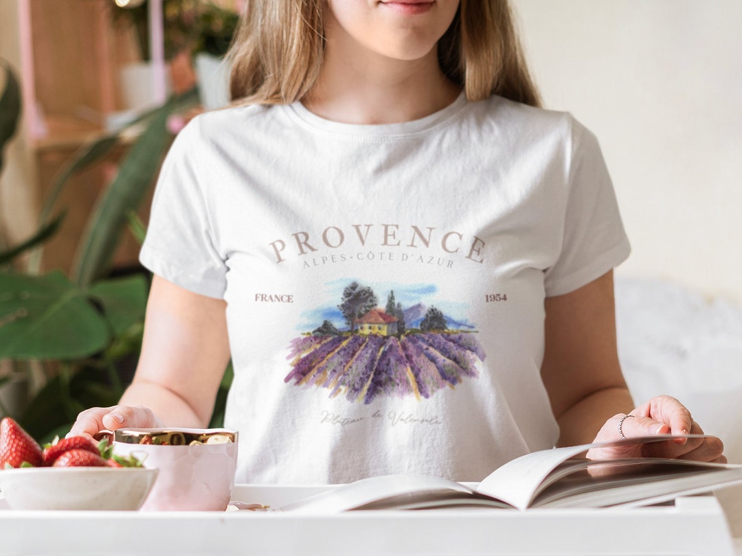Provence France Shirt, Cote D'azur Tee, France Gifts, Lavender Shirt ...