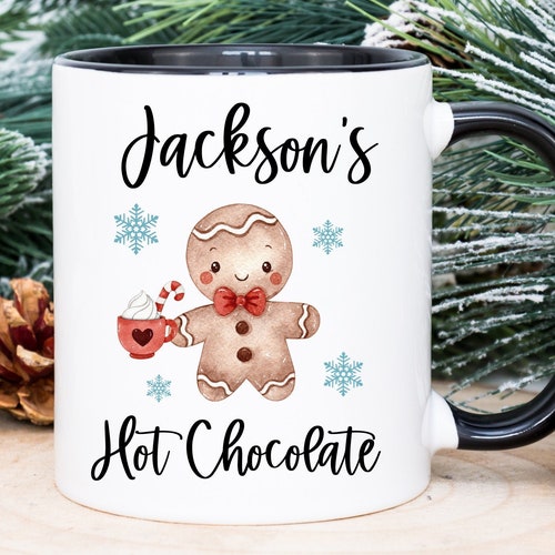 Kids Hot Cocoa Christmas Mug Personalized Hot Chocolate Mug - Etsy