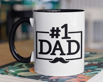 Number 1 Dad Mug | Etsy