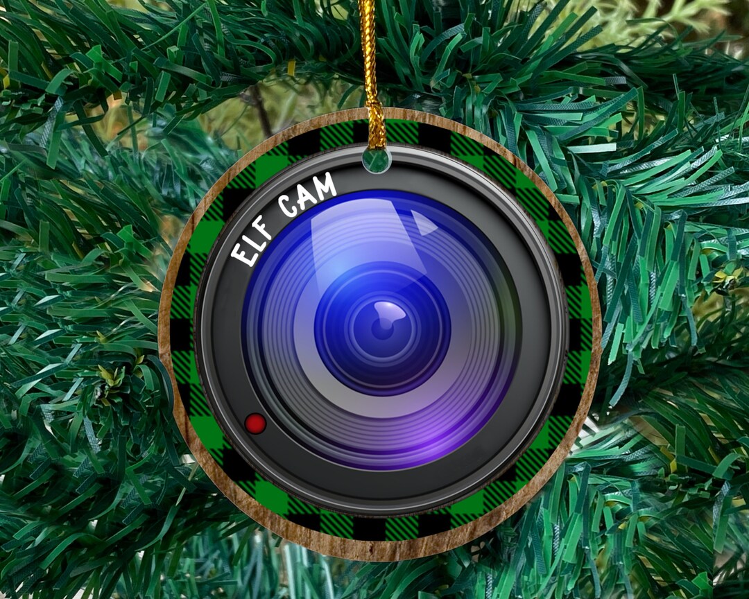 Elf Cam Christmas Ornament, Elf Surveillance Ornament, Kids Ornaments ...