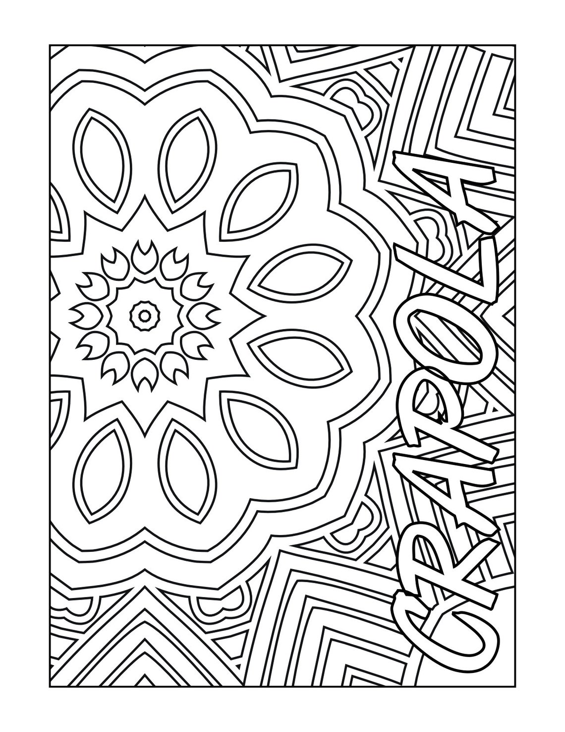 30 Non Swear Words Coloring Pages- Digital Download (printable, PDF ...