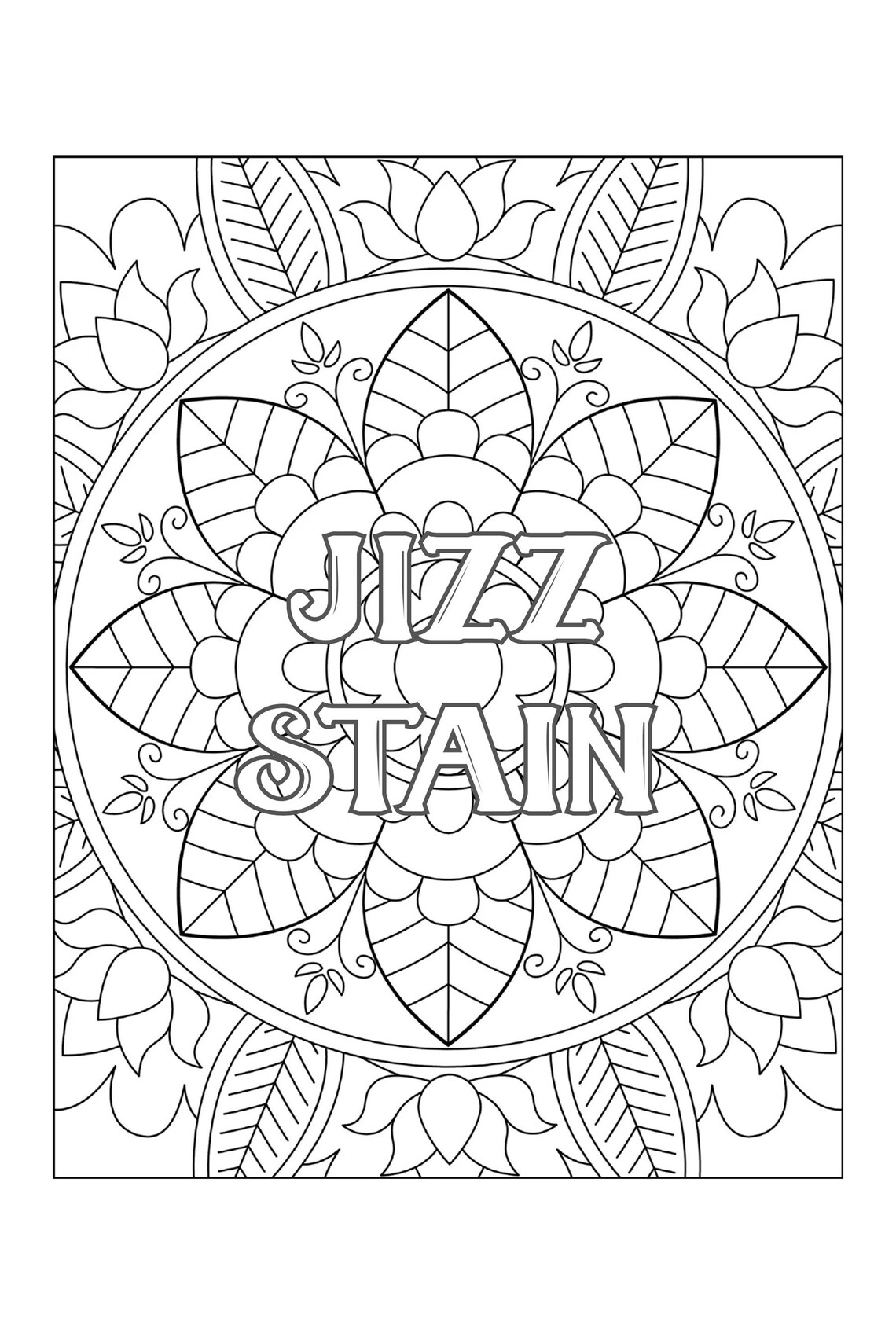 50 Dirty Swear Words Coloring Pages for Adults by GBN Publishing Club ...