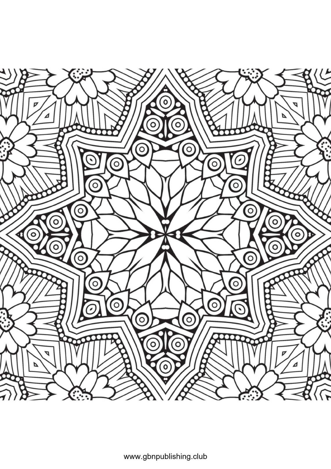 Magical Mandala Coloring Pages 25 Printable Designs for - Etsy