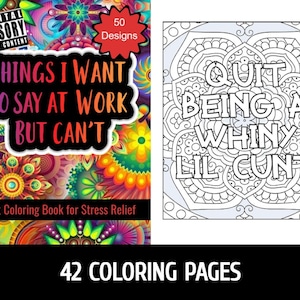 My Profanity Coloring Book by GBN Publishing Club Adult Coloring Book ...