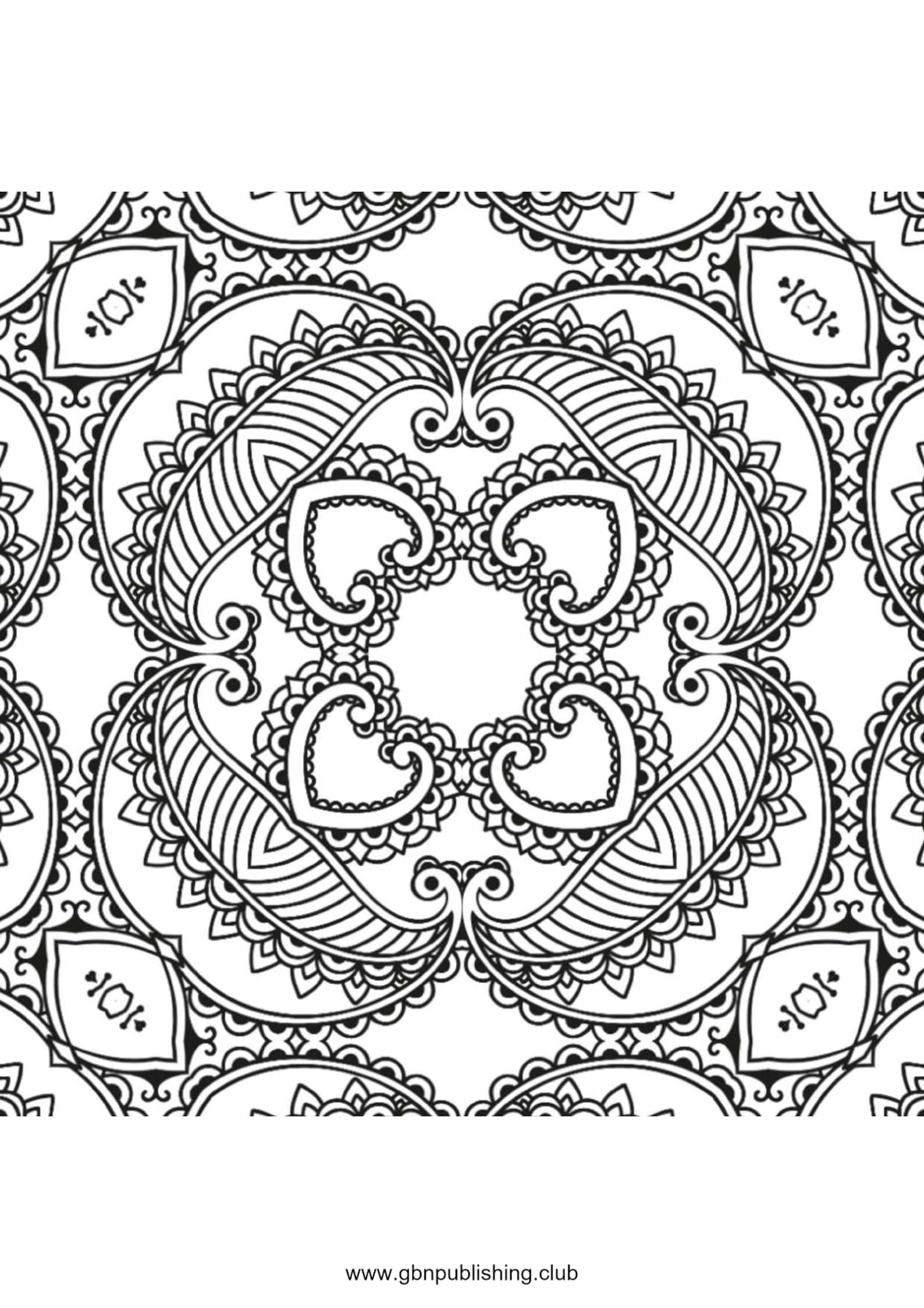 25 Printable Mandala Coloring Pages Bundle 8 - Etsy