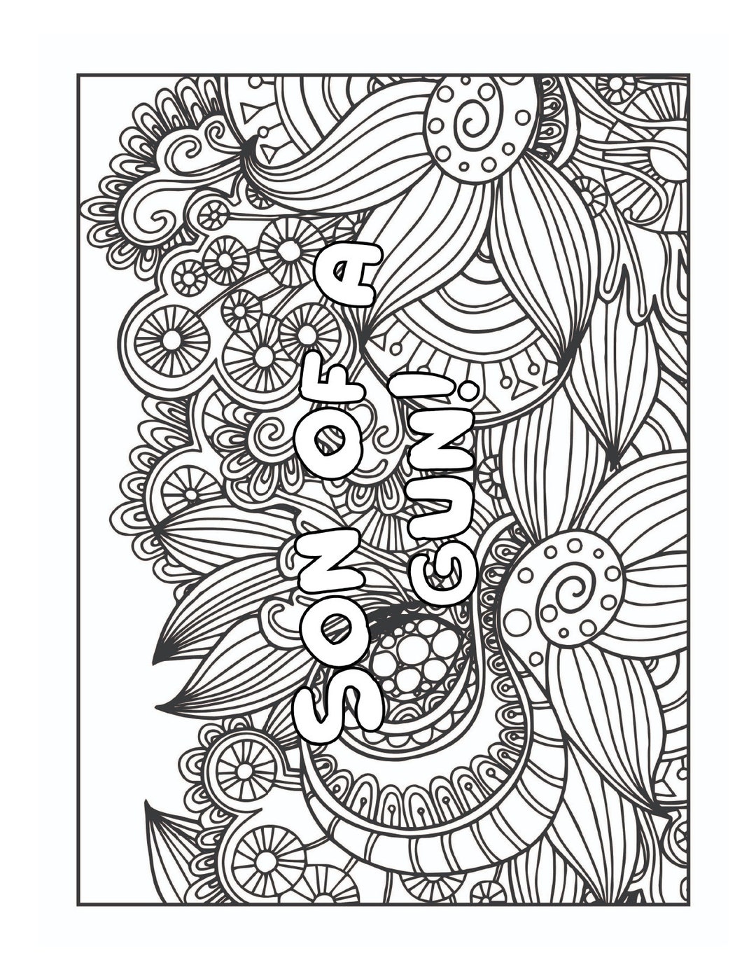 Swear-word Alternatives: Adult Coloring Book Adult Humor - Etsy Australia