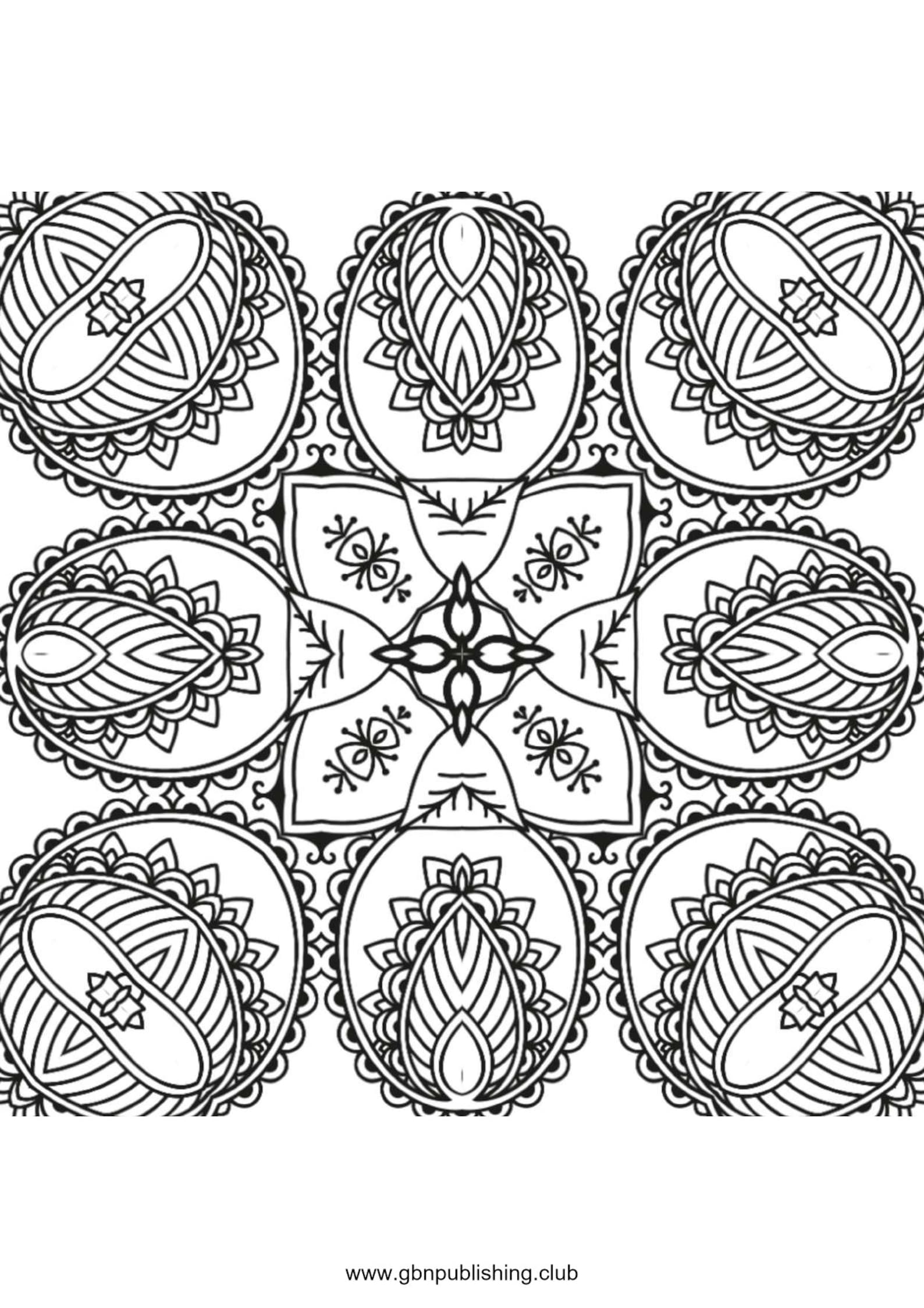25 Printable Mandala Coloring Pages Bundle 8 - Etsy