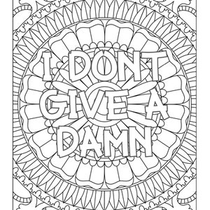 50 Dirty Swear Words Coloring Pages for Adults by GBN Publishing Club ...