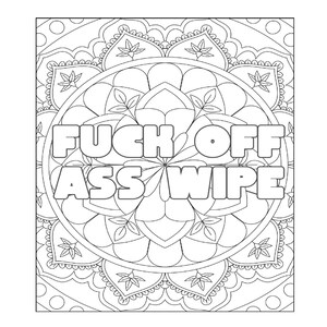 Profanity Coloring Book: Adult Coloring Book - Etsy