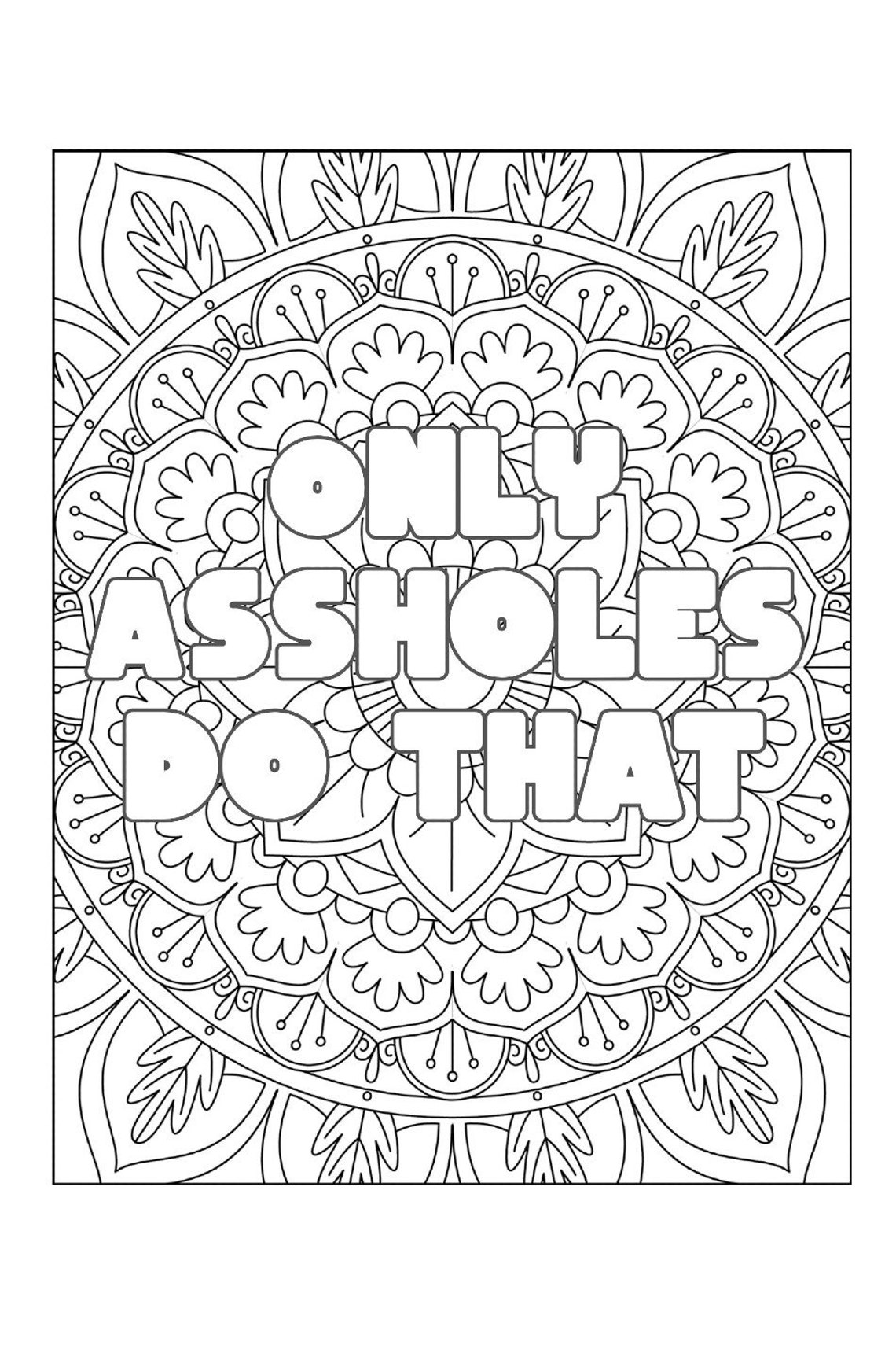 100 Adult Coloring Pages for Stress Reliefprintable PDF - Etsy
