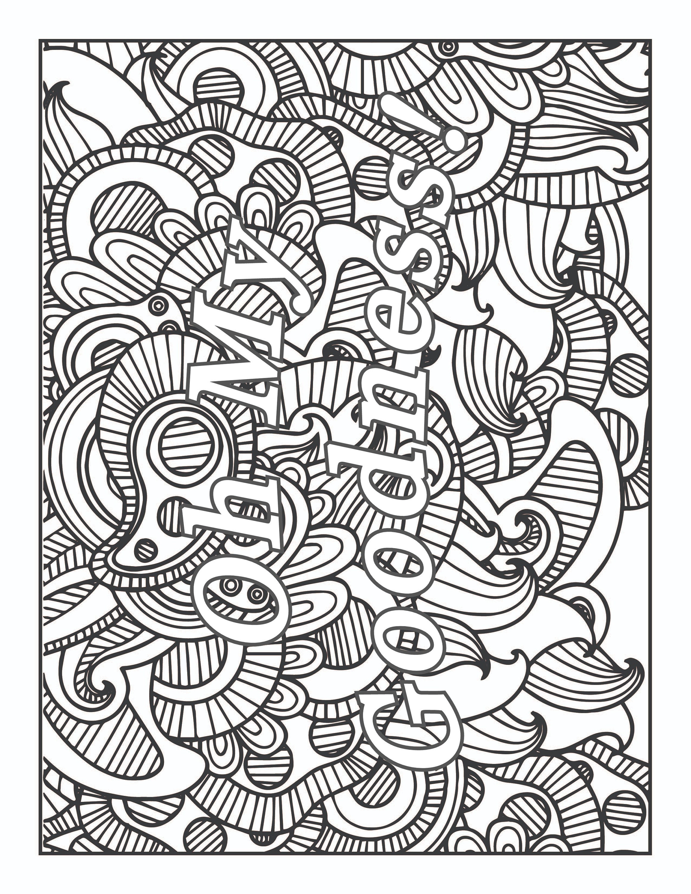 Swear-word Alternatives: Adult Coloring Book Adult Humor - Etsy