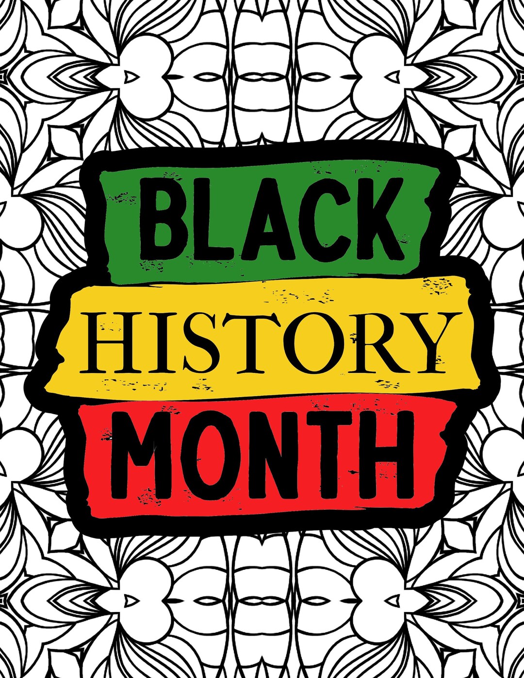 Coloring Pages: 22 Black History Month Designs by GBN Publishing Club ...