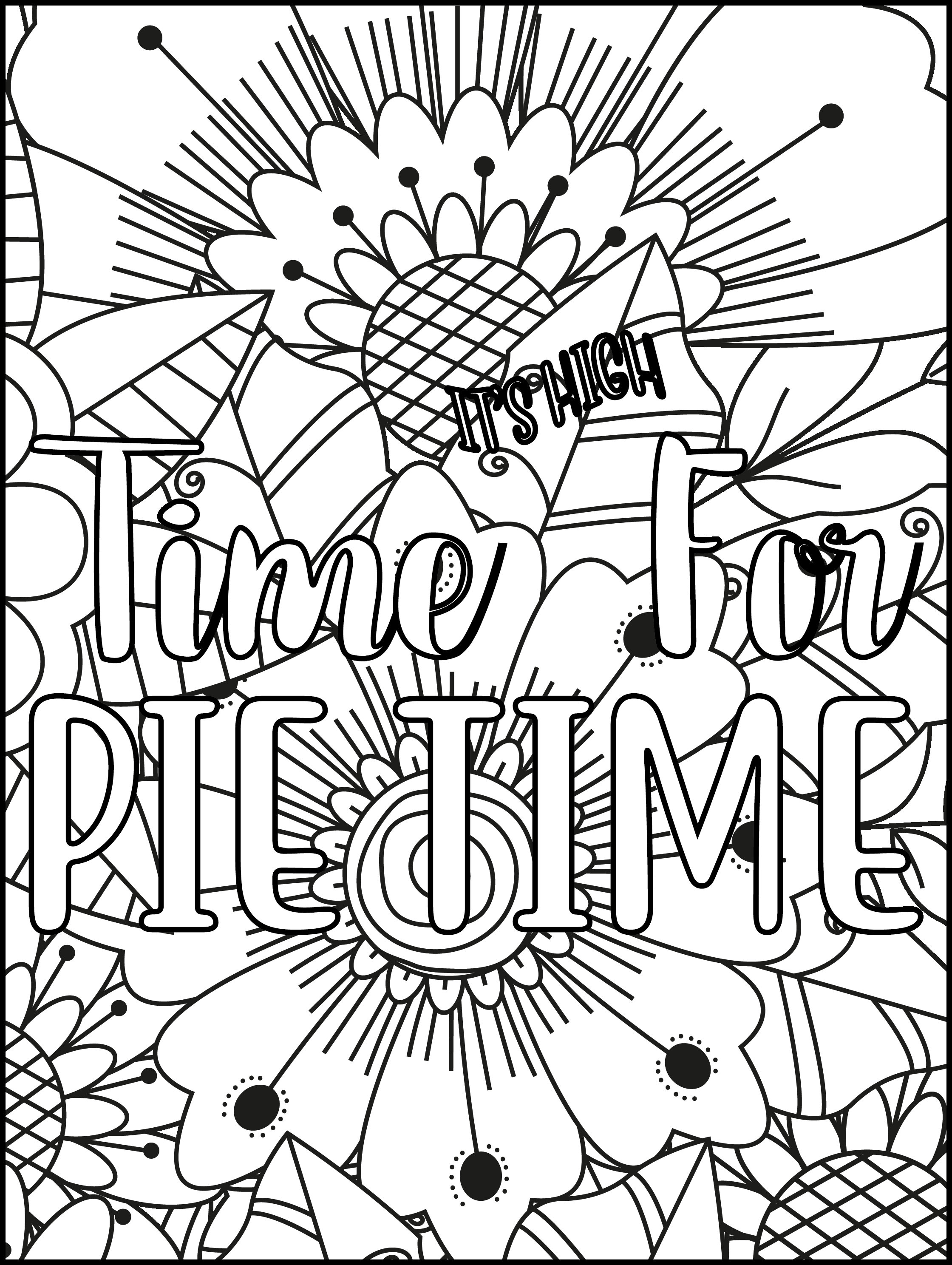 40 Thanksgiving Coloring Pages, Hysterically Humorous, by GBN ...