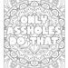 My Profanity Coloring Book. Instant Download | Adult Humor - Etsy