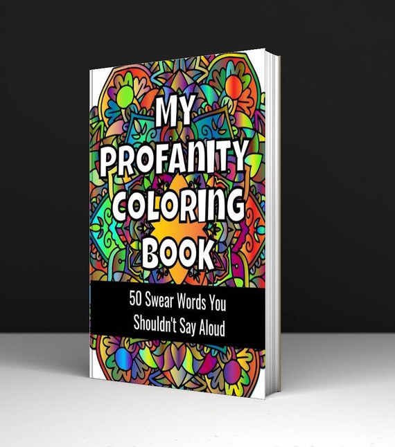 My Profanity Coloring Book. Instant Download Swear Words - Etsy