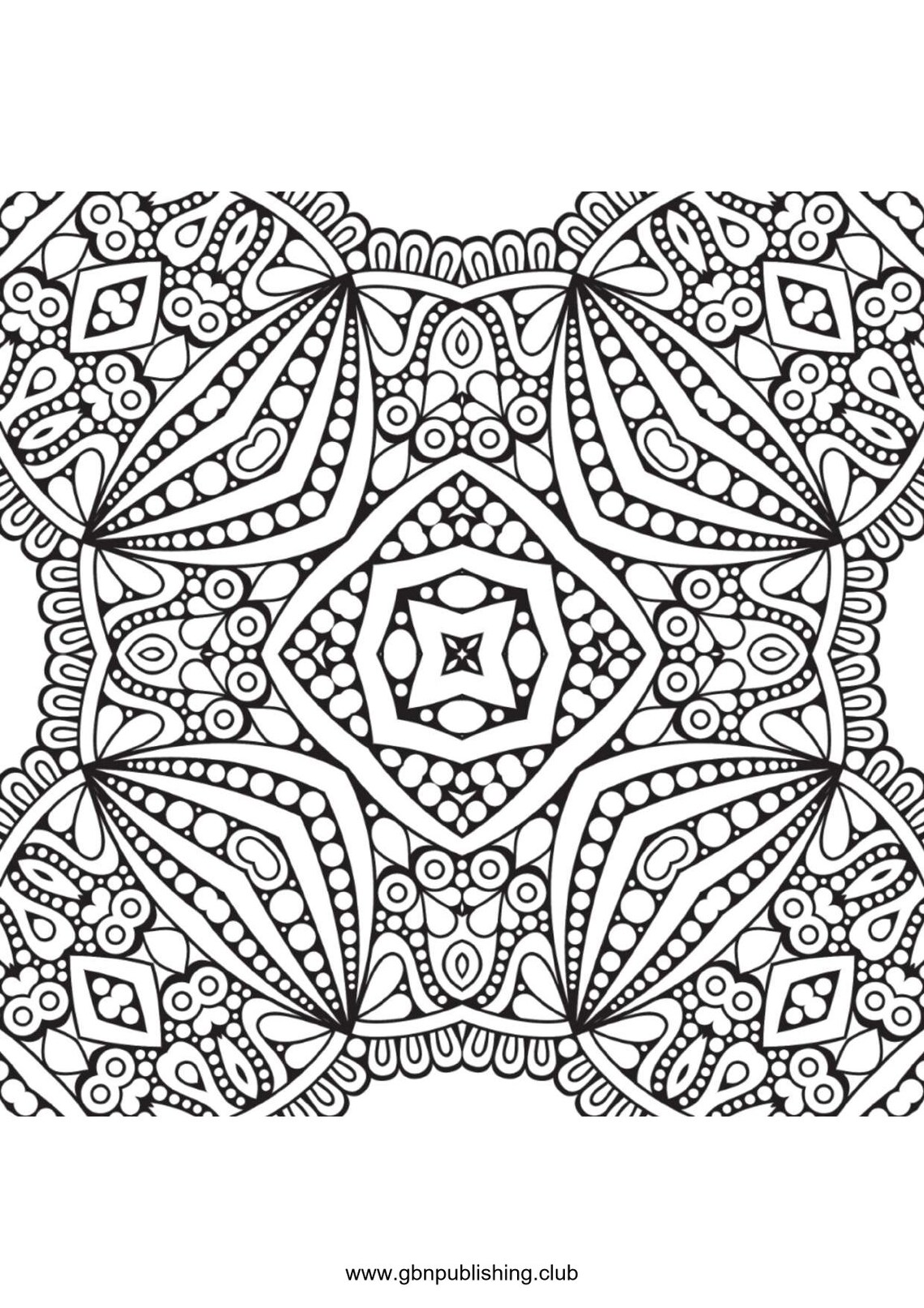 Magical Mandala Coloring Pages 25 Printable Designs for - Etsy