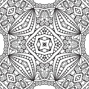 Magical Mandala Coloring Pages - 25 Printable Designs for Soulful Self ...