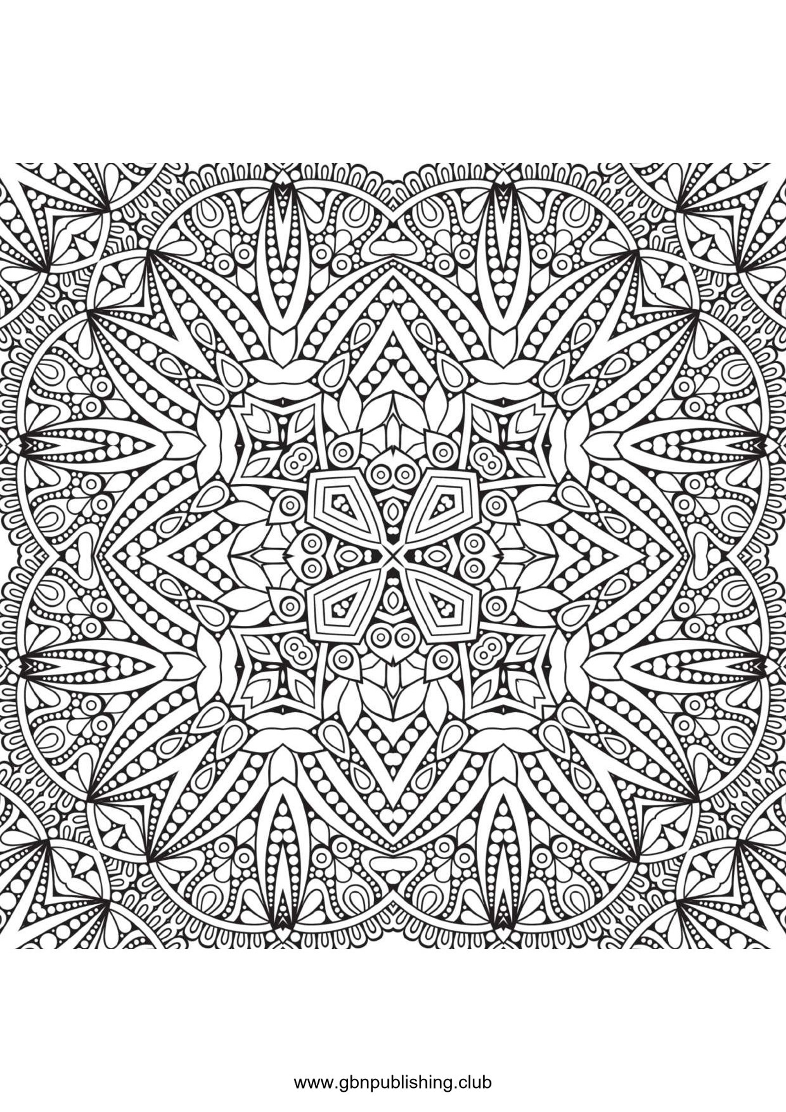 Magical Mandala Coloring Pages 25 Printable Designs for Soulful Self ...