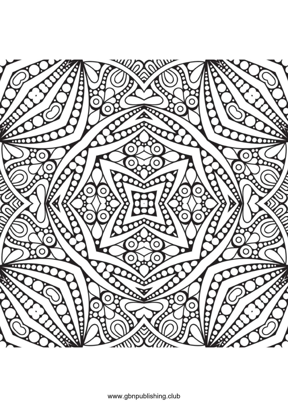 Magical Mandala Coloring Pages 25 Printable Designs for - Etsy