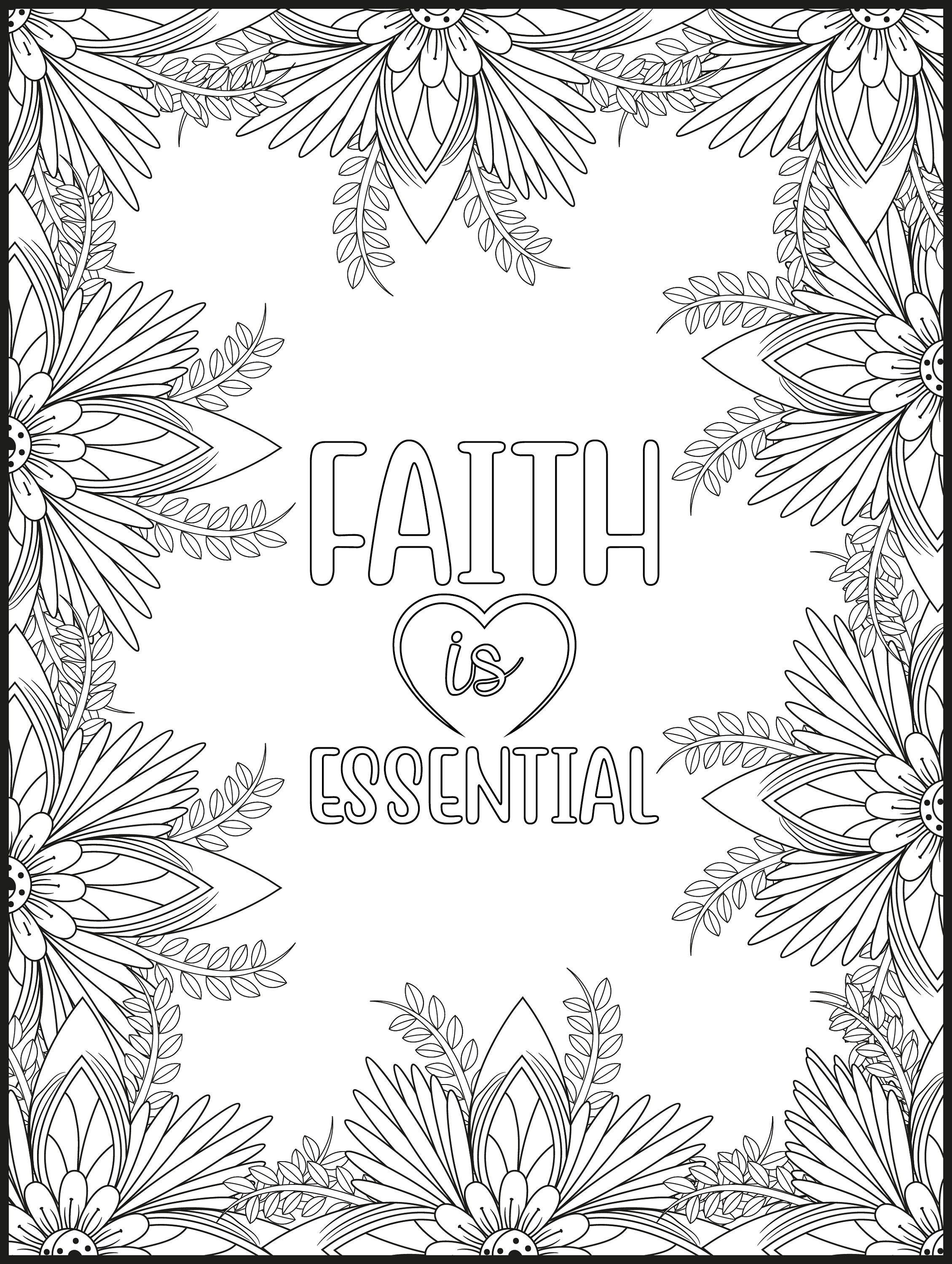 God Faith Success Coloring Book Adult Humor printable, PDF Download - Etsy