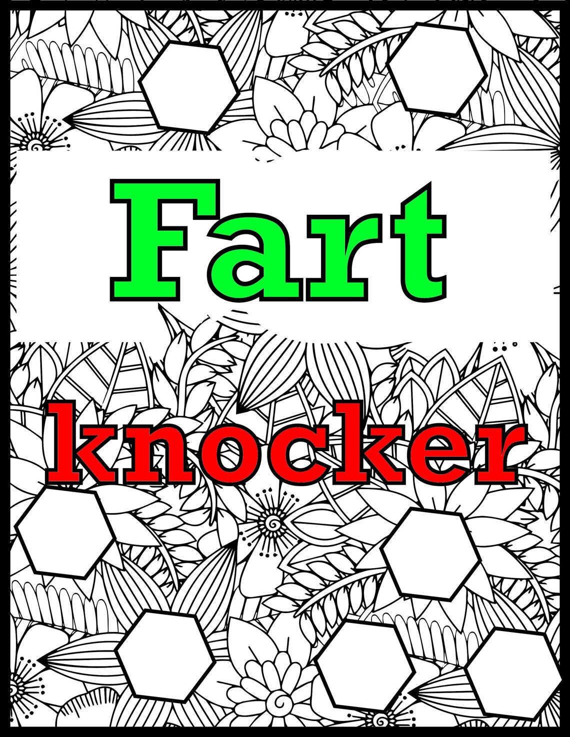 Fart Knocker Adult Coloring Page Adult Humor printable - Etsy
