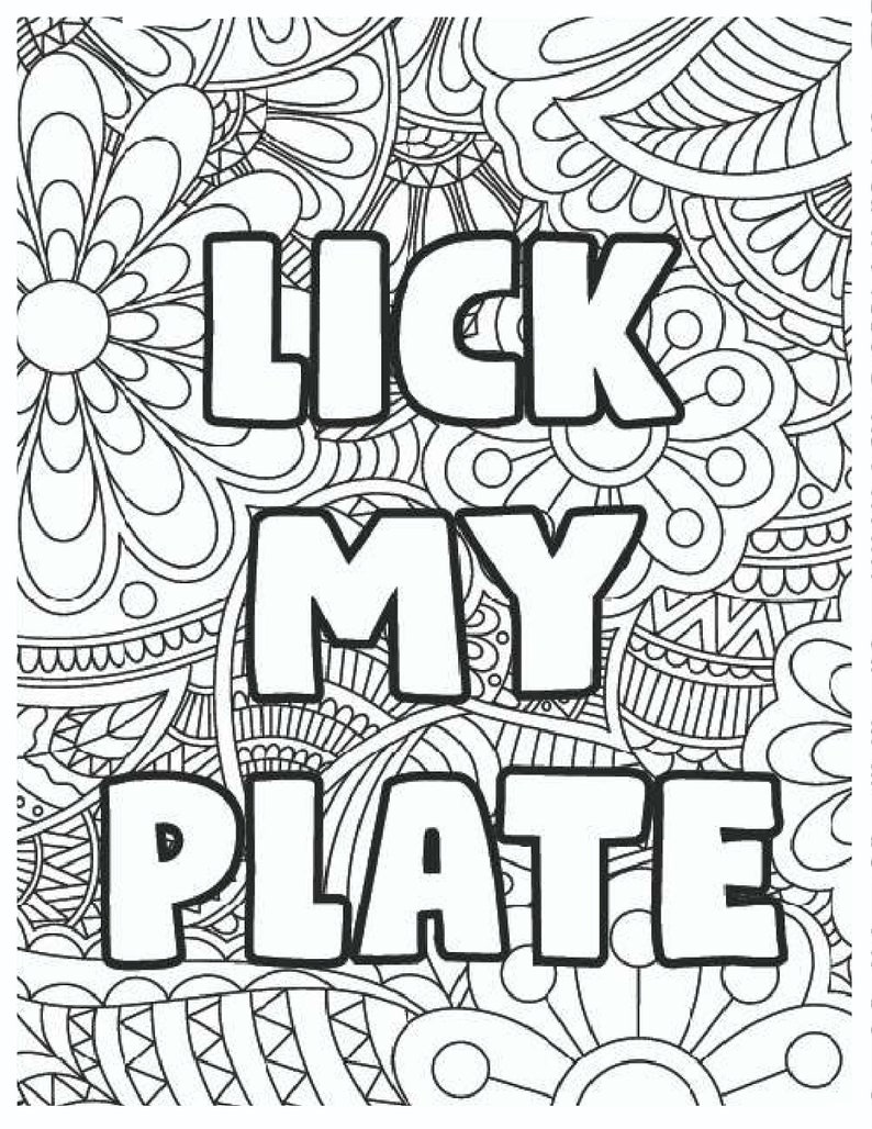 Coloring Pages: the Best Swear Words by GBN Publishing Club | Adult ...