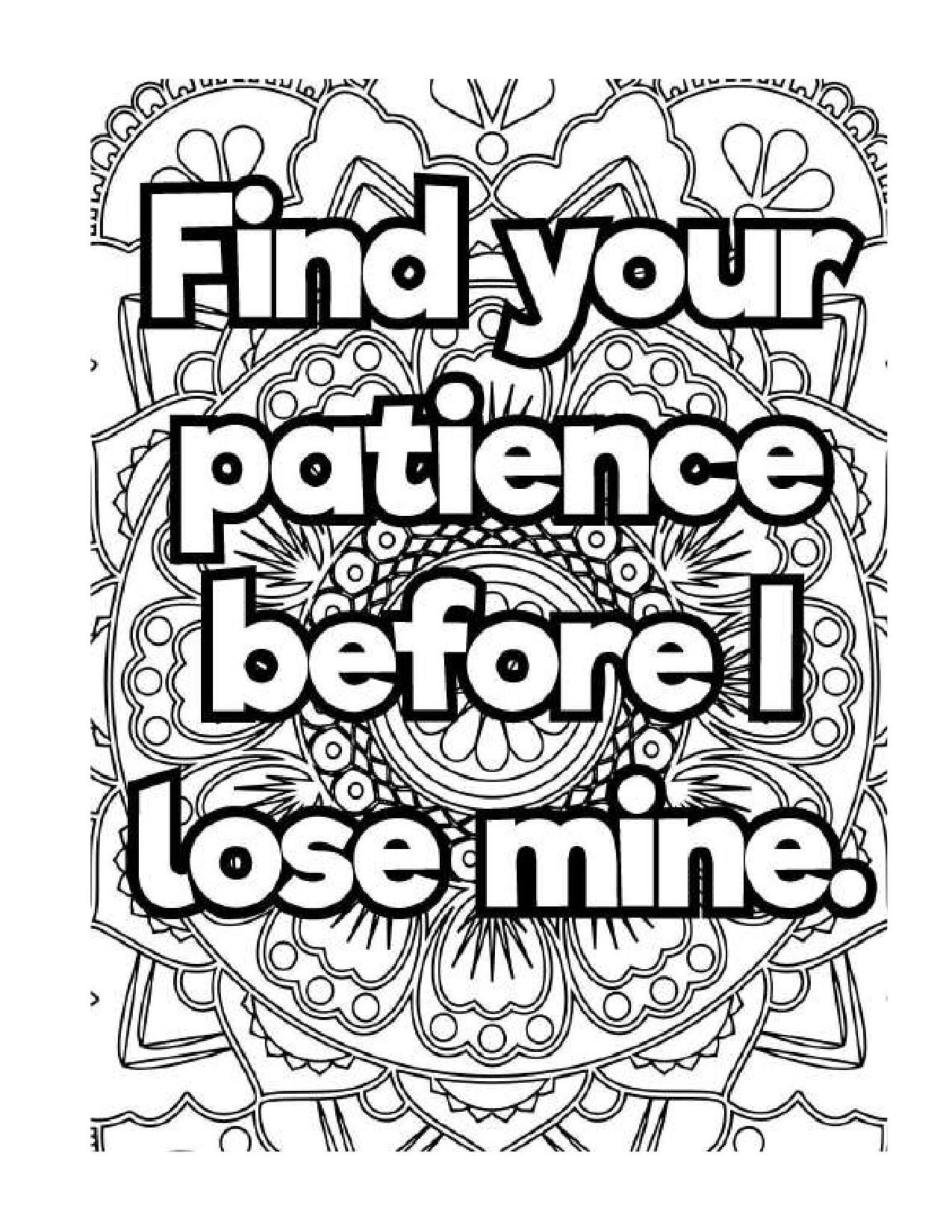 Sarcastic Coloring Book for Adults - Etsy