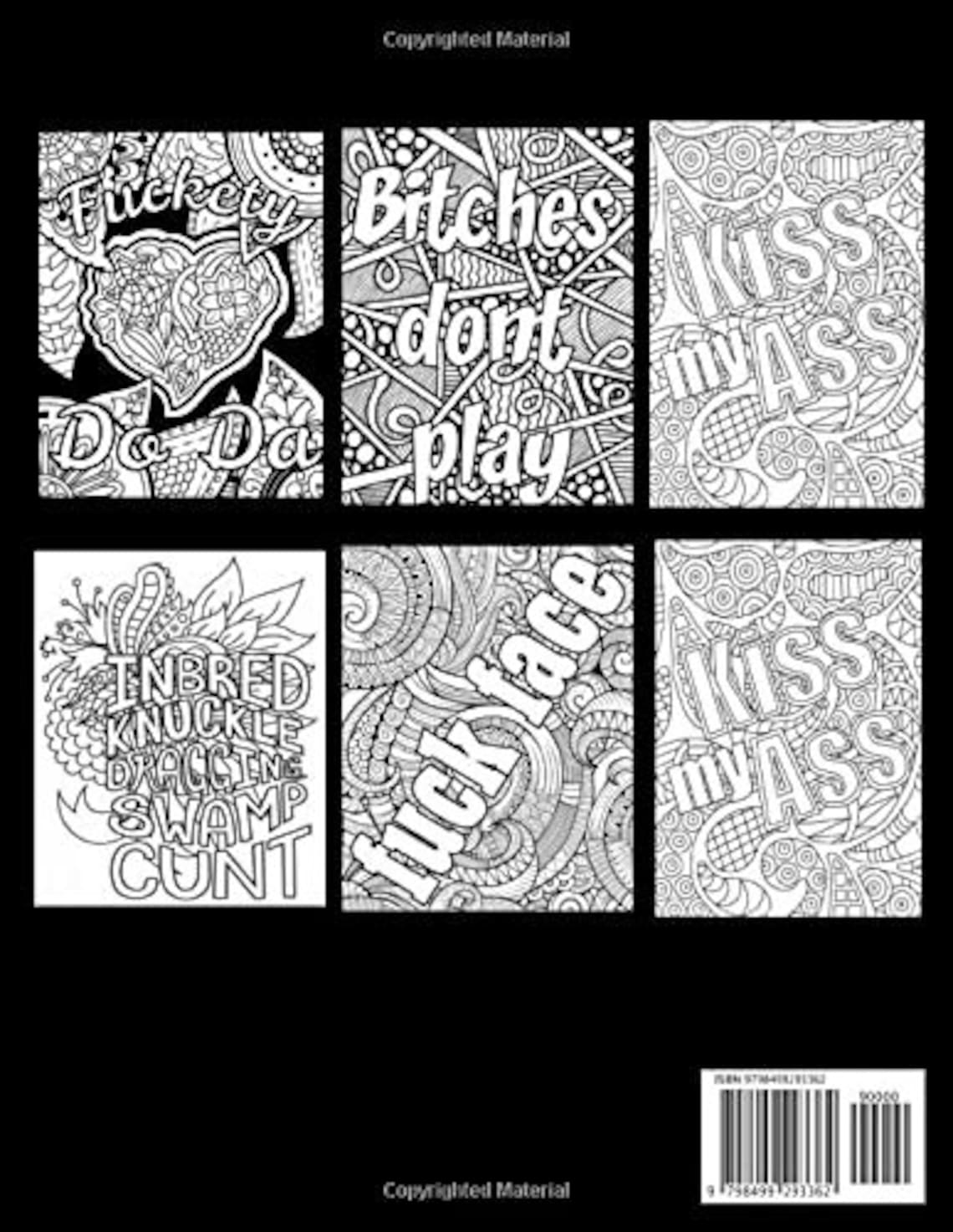 Profanity Coloring Book: Adult Coloring Book - Etsy