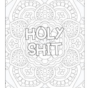 50 Dirty Swear Words Coloring Pages for Adults by GBN Publishing Club ...