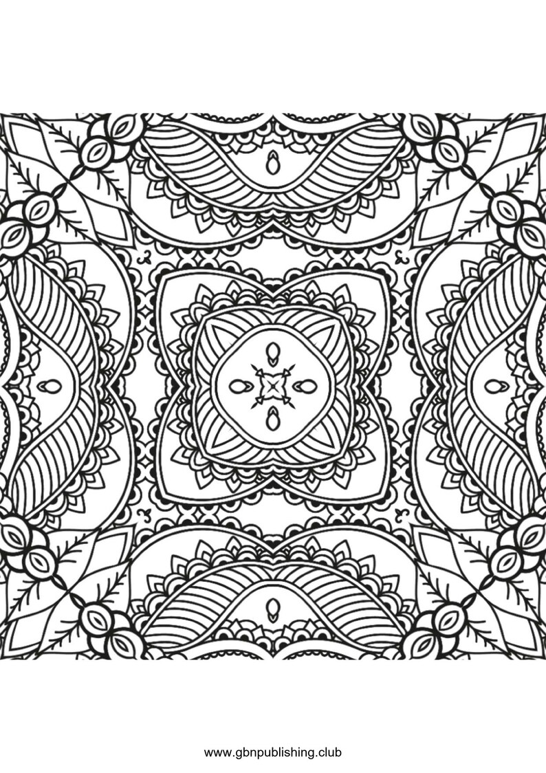 25 Printable Mandala Coloring Pages Bundle 8 - Etsy