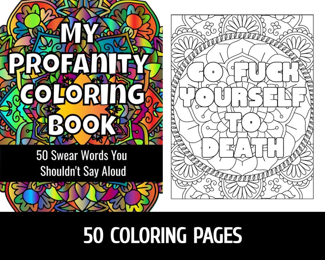My Profanity Coloring Book by GBN Publishing Club | Adult Coloring Book ...