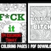 50 Dirty Swear Words Coloring Pages for Adults by GBN Publishing Club ...