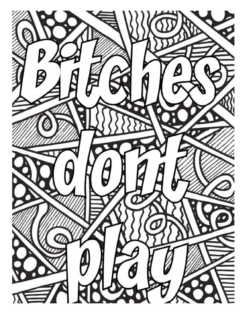 Coloring Pages: Profanity Coloring Book by GBN Publishing Club Adult ...