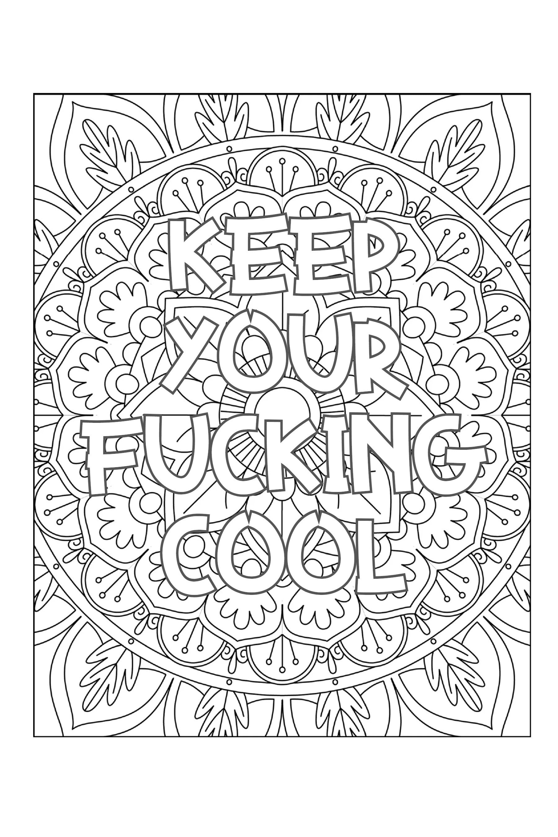 Adult Profanity Coloring Book by GBN Publishing Club Adult - Etsy