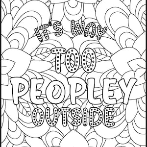 Coloring Pages: Cute but Psycho by GBN Publishing Club Adult Coloring ...