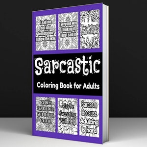 My Sarcastic Coloring Book by GBN Publishing Club. Coloring Pages ...