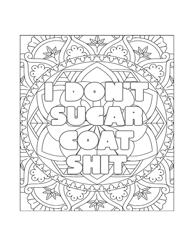 The Best Adult Humor Coloring Book - Etsy